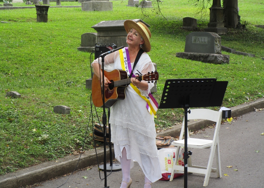 Unveiling a Suffragette — Lizzie Crozier French Historical Marker ...